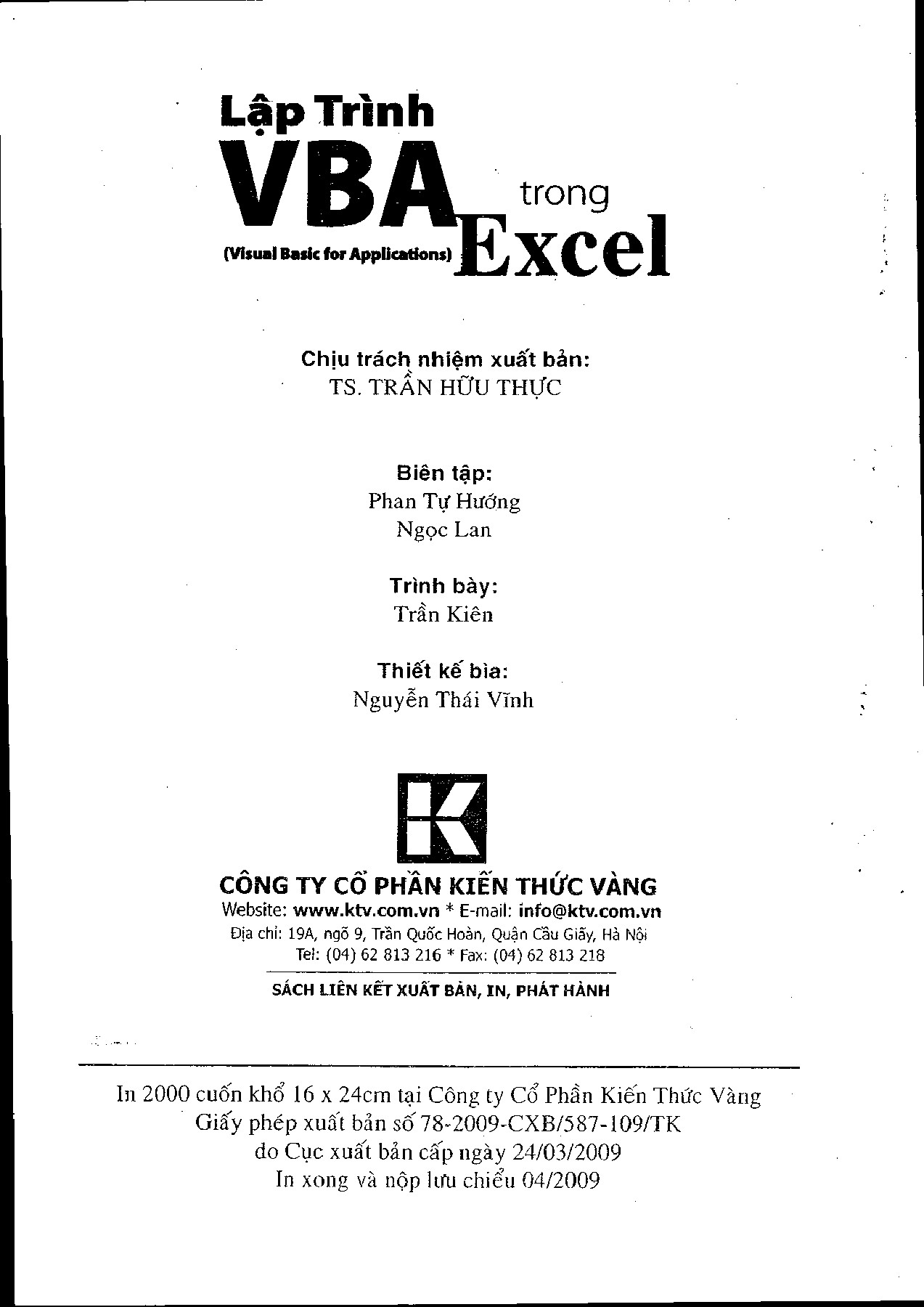 Lập trình VBA trong Excel - TỦ SÁCH ONLINE - Page 491 | Flip PDF Online | PubHTML5