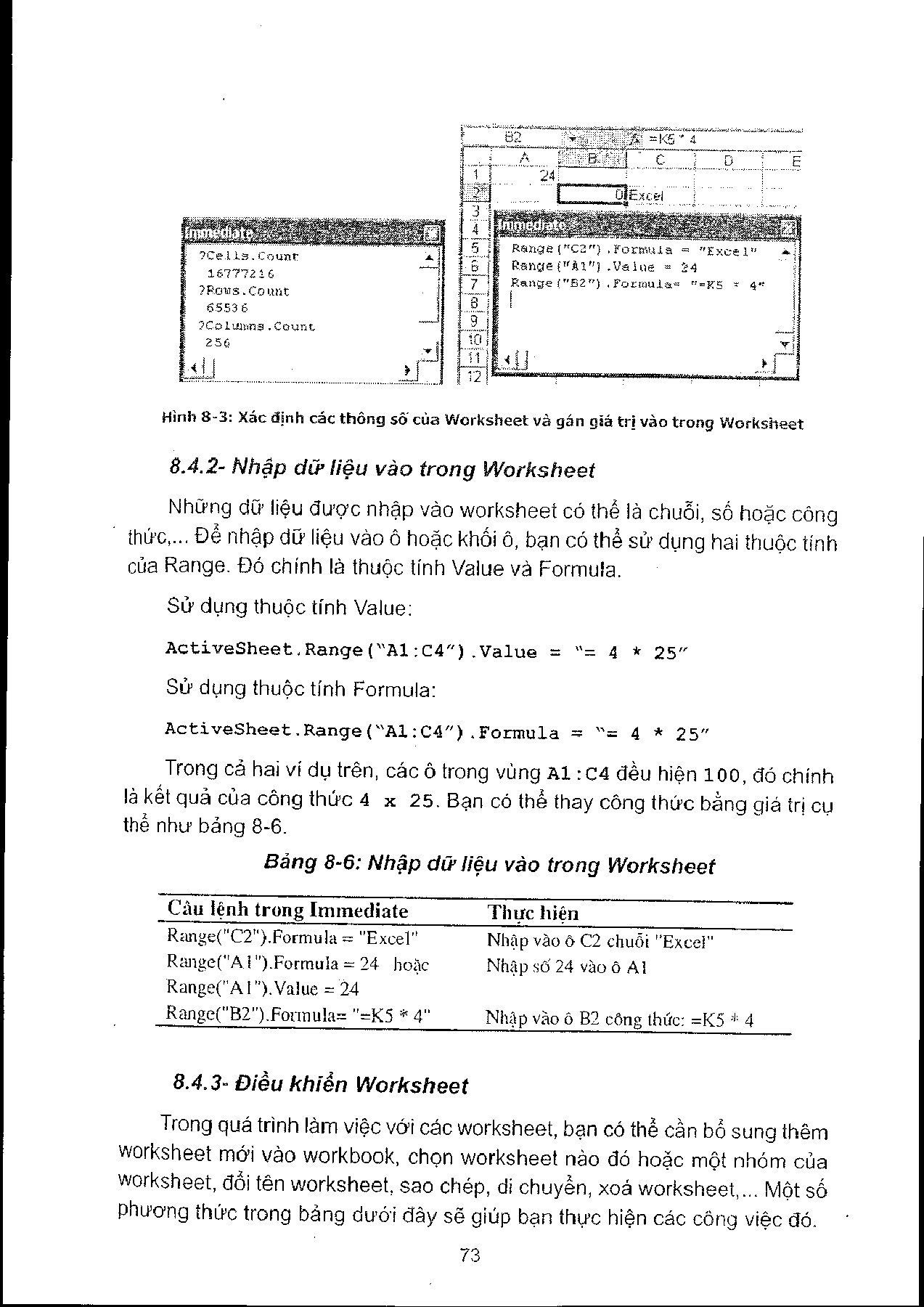 Lập trình VBA trong Excel - TỦ SÁCH ONLINE - Page 73 | Flip PDF Online | PubHTML5