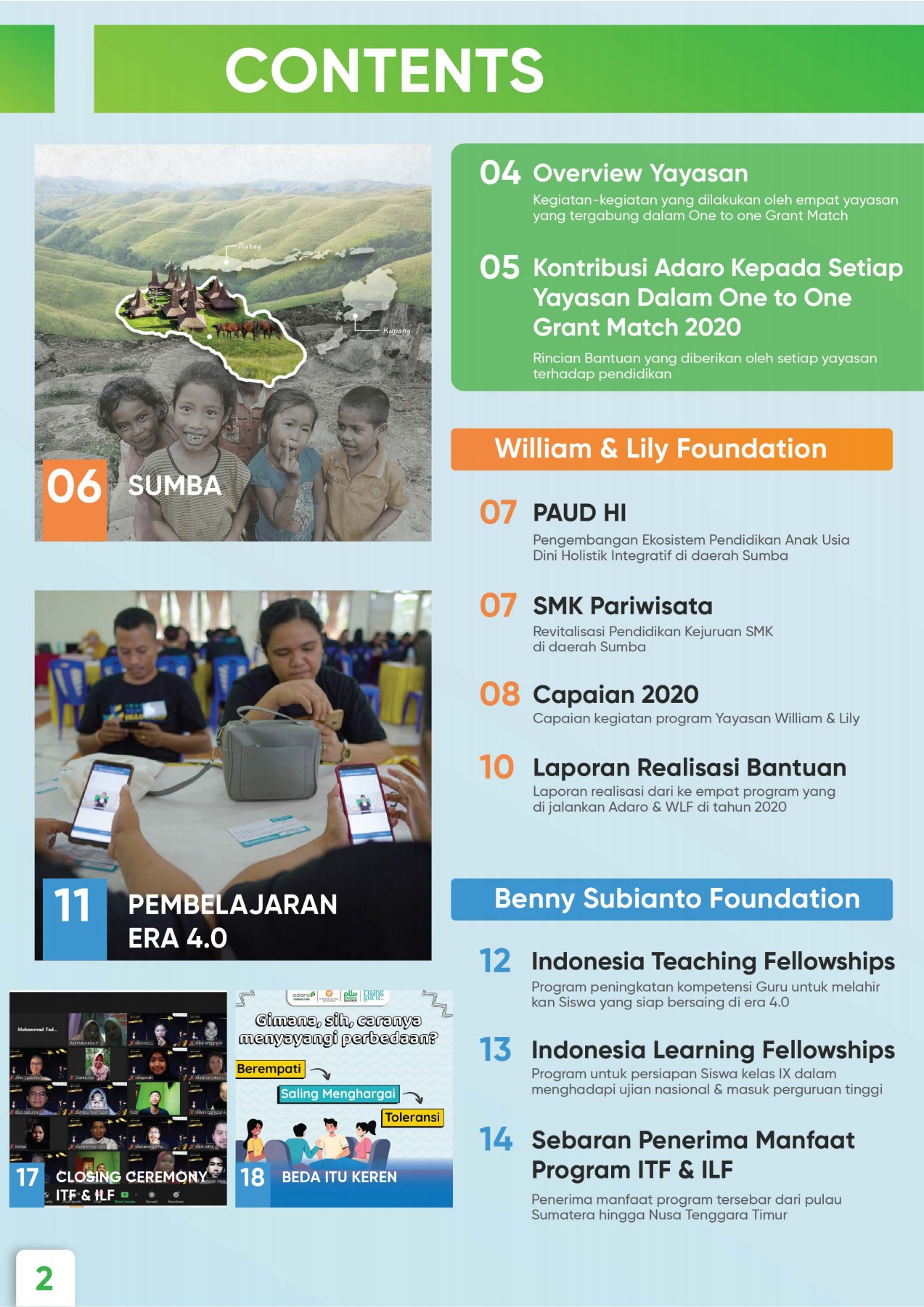 One to One Final Report 2020 - Adarobangunnegeri - Page 2 | Flip PDF Online | PubHTML5