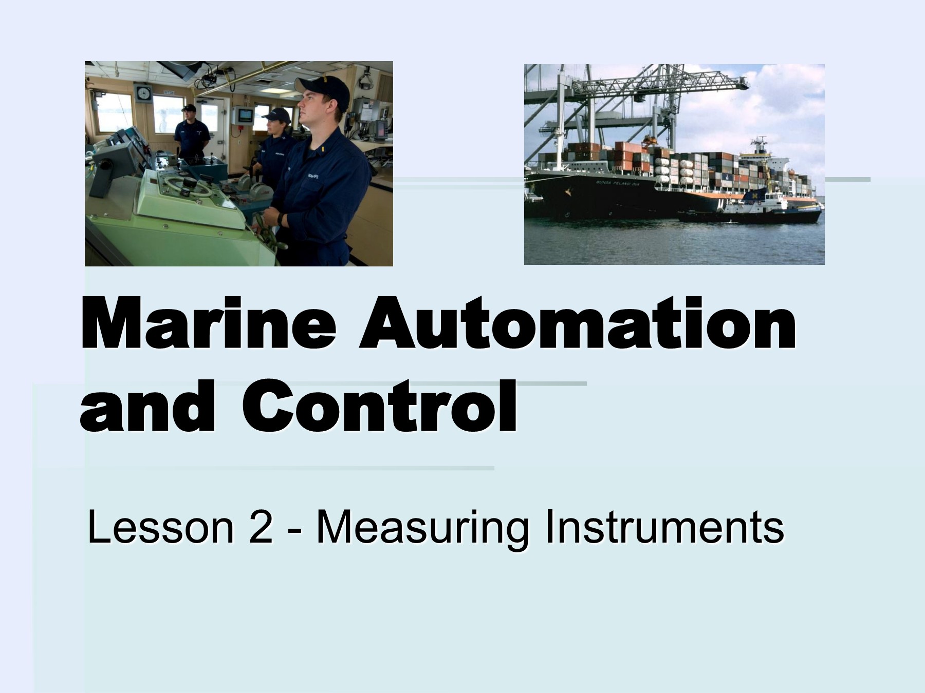 MARINE AUTOMATION AND CONTROL (TOPIC 2) - ahmadzahid1203 - Page 1 - 23 ...