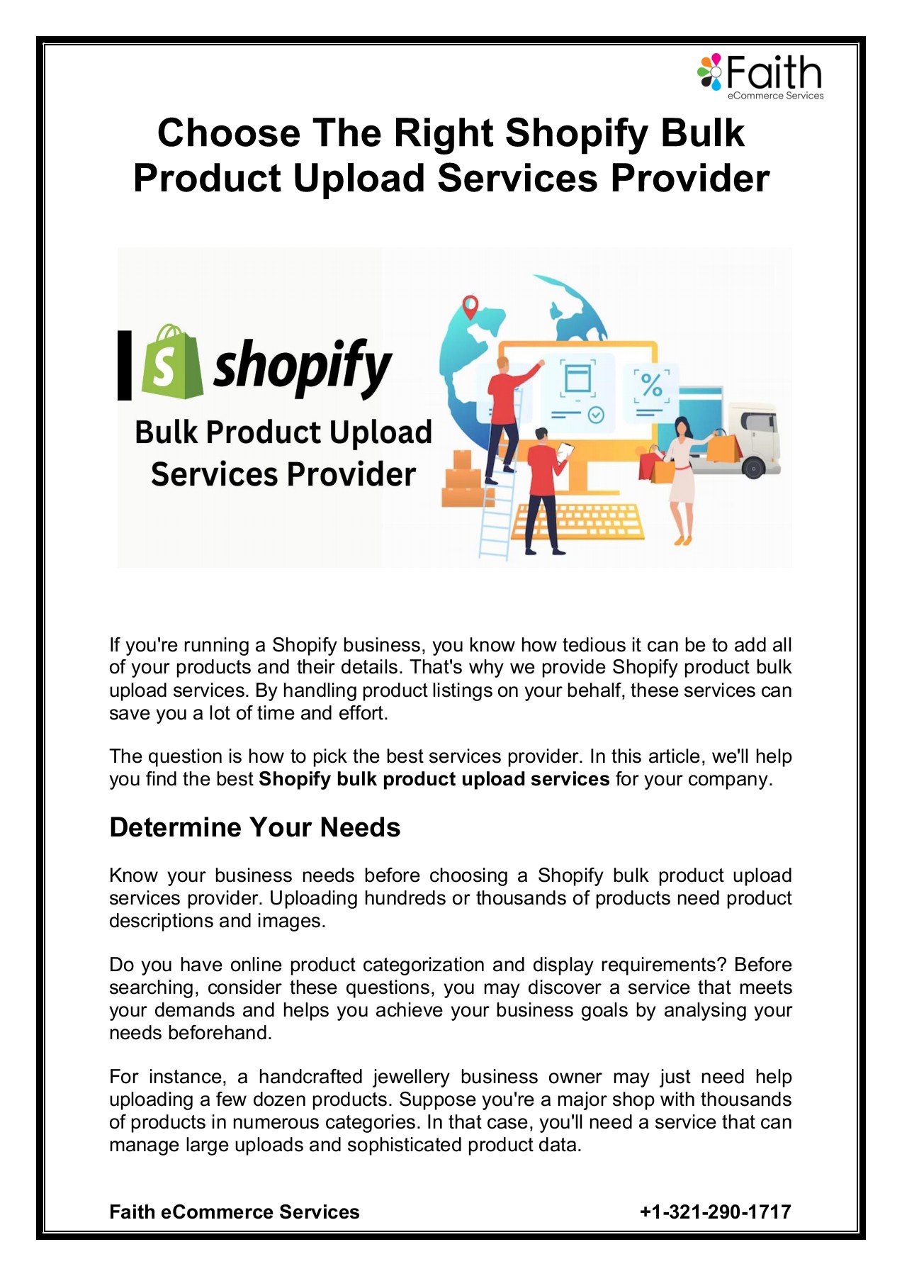 Choose The Right Shopify Bulk Product Upload Services Provider - RUTH ...