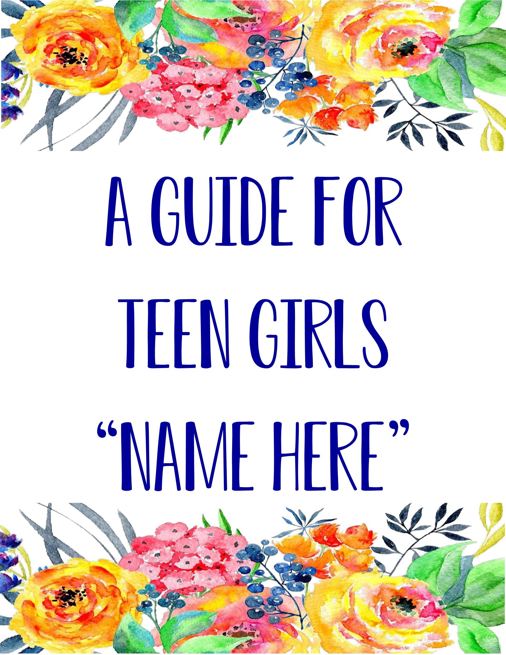 A Guide for Teen Girls - charda03 - Page 1 - 9 | Flip PDF Online | PubHTML5