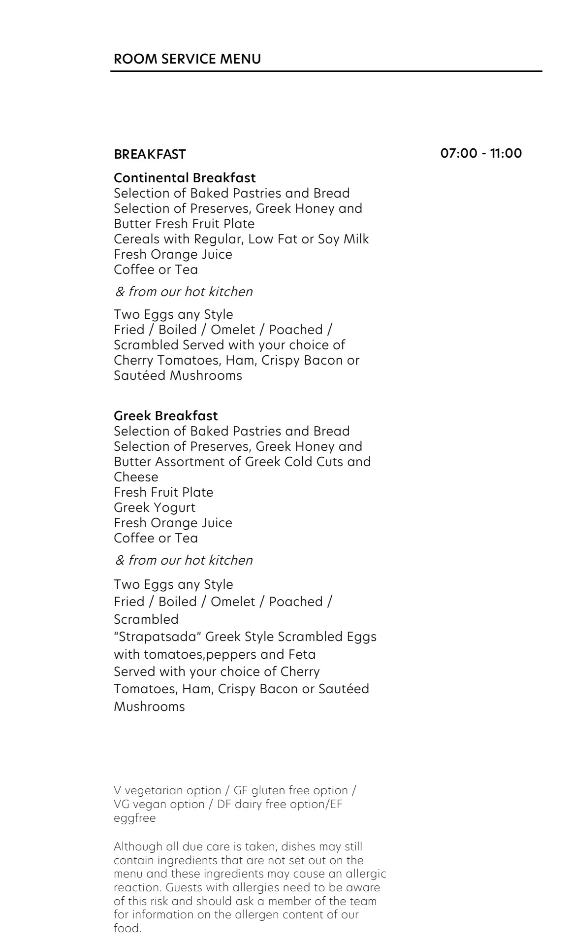 ROOM SERVICE STANDARD - lbrint - Page 1 | Flip PDF Online | PubHTML5