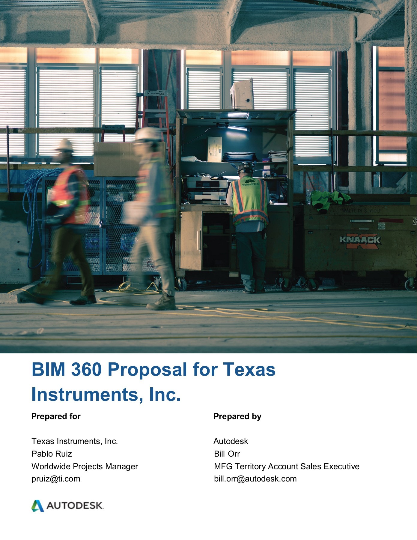 Texas Instruments _ BIM 360 Proposal - Autodesk TS Team - Page 1 - 15 ...