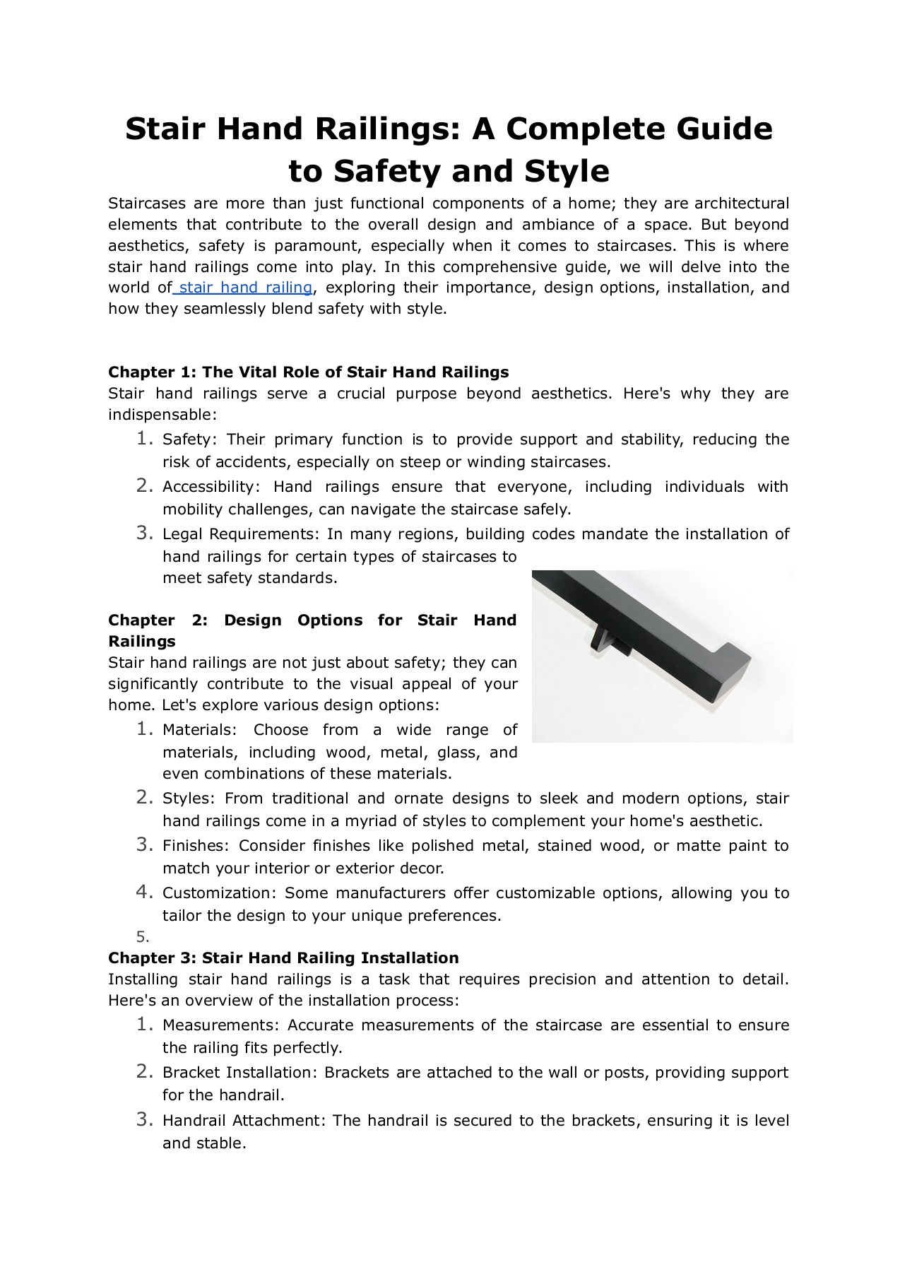 Stair Hand Railings_ A Complete Guide to Safety and Style - Optimum ...