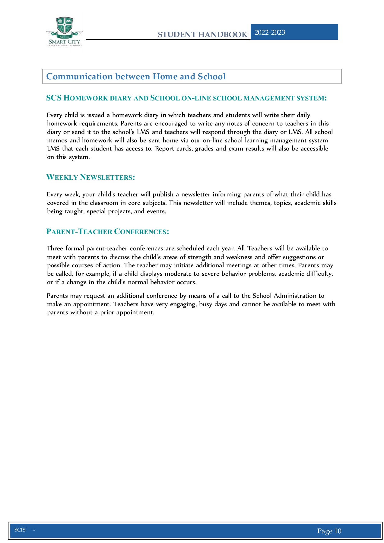 Student Handbook 2022-2023 - hossam.anwar1990 - Page 11 | Flip PDF ...