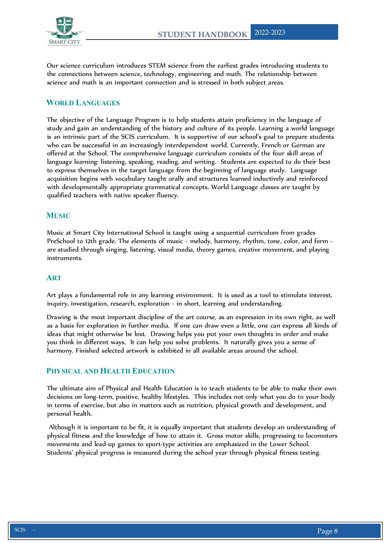 Student Handbook 2022-2023 - hossam.anwar1990 - Page 9 | Flip PDF ...