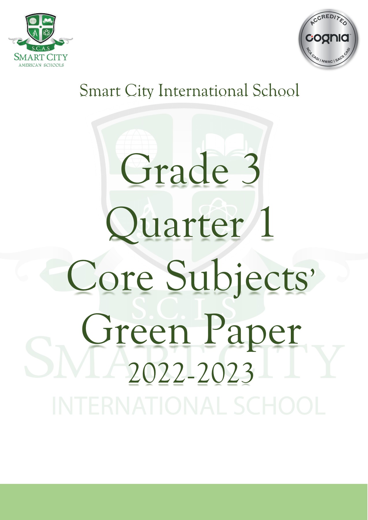 Grade 3 Green Paper - hossam.anwar1990 - Page 1 - 14 | Flip PDF Online ...