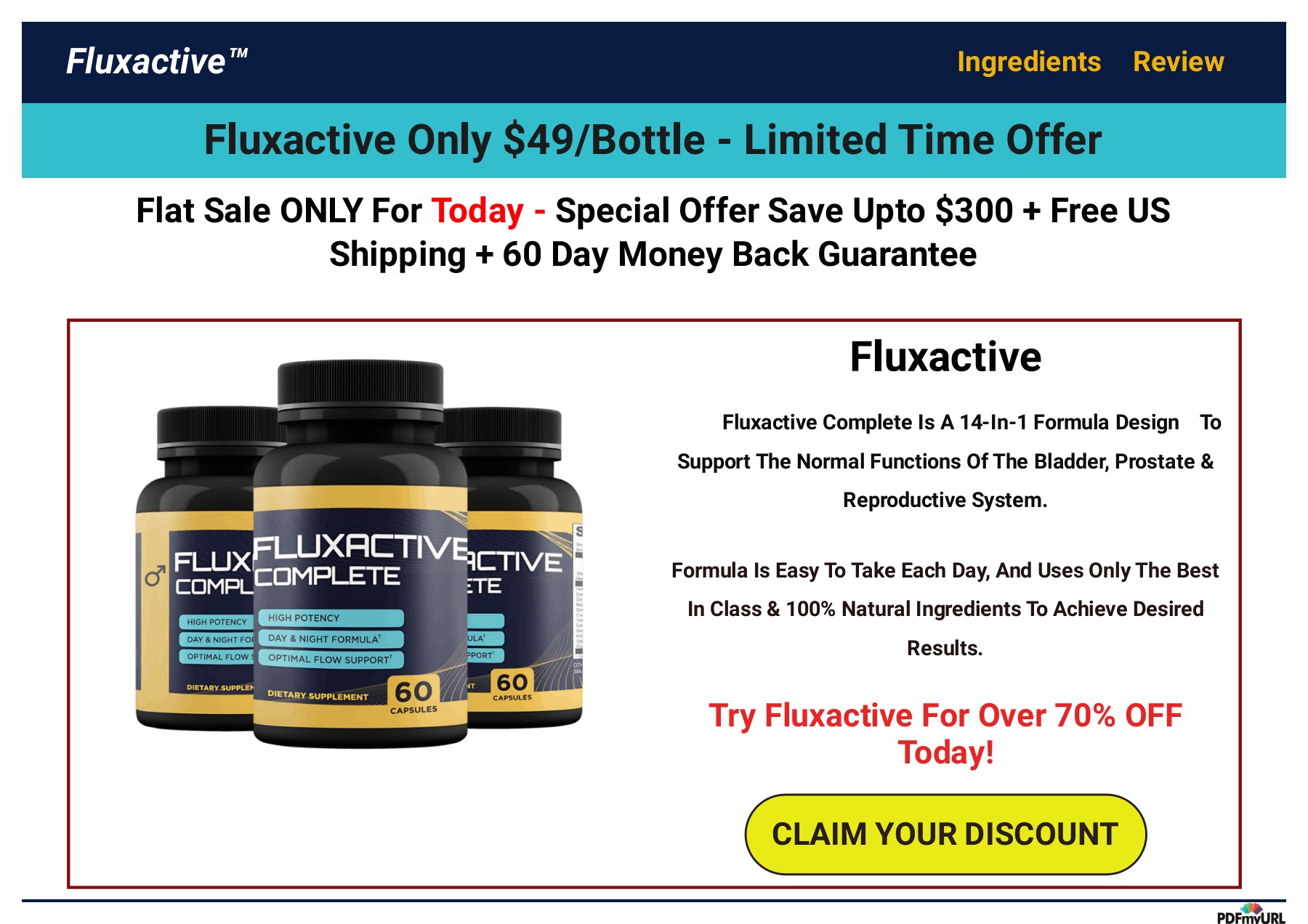 Fluxactive Complete Review: A Complete Dietary Supplement for Men's Prostate Health - hogimab190 ...