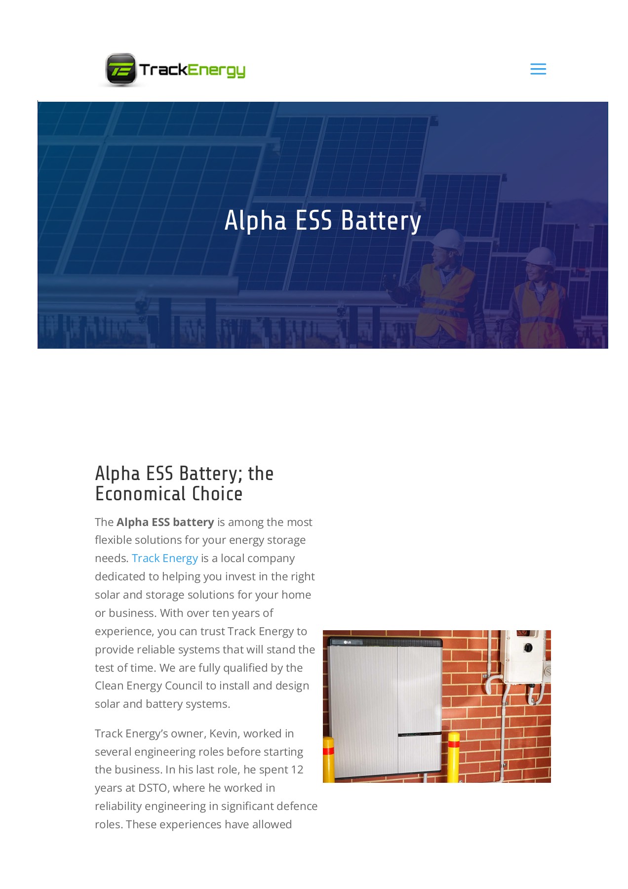 Alpha ESS Battery - trackenergyaustralia - Page 1 - 8 | Flip PDF Online ...