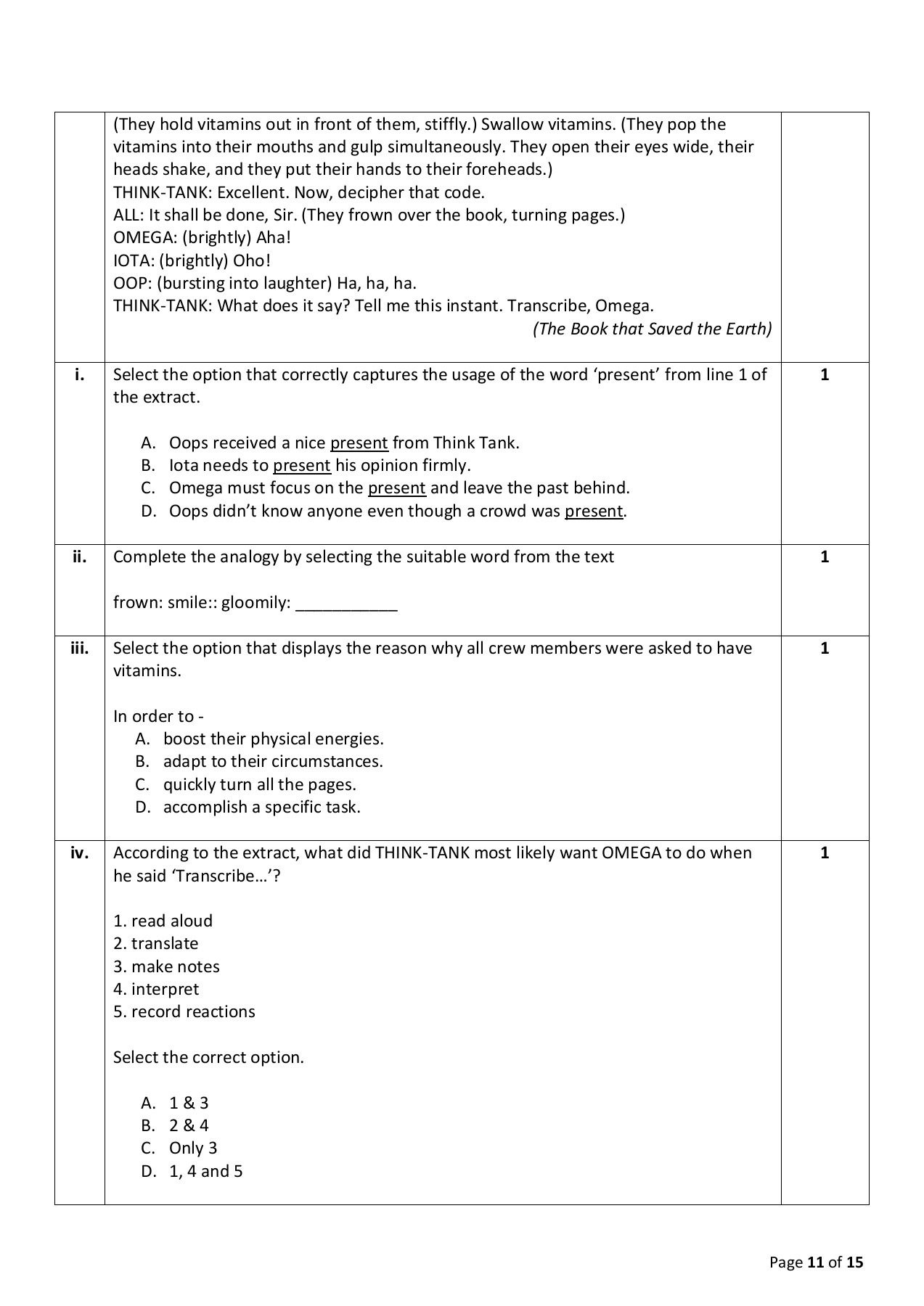 English L L Class 10 - Full Marks - Page 11 | Flip PDF Online | PubHTML5