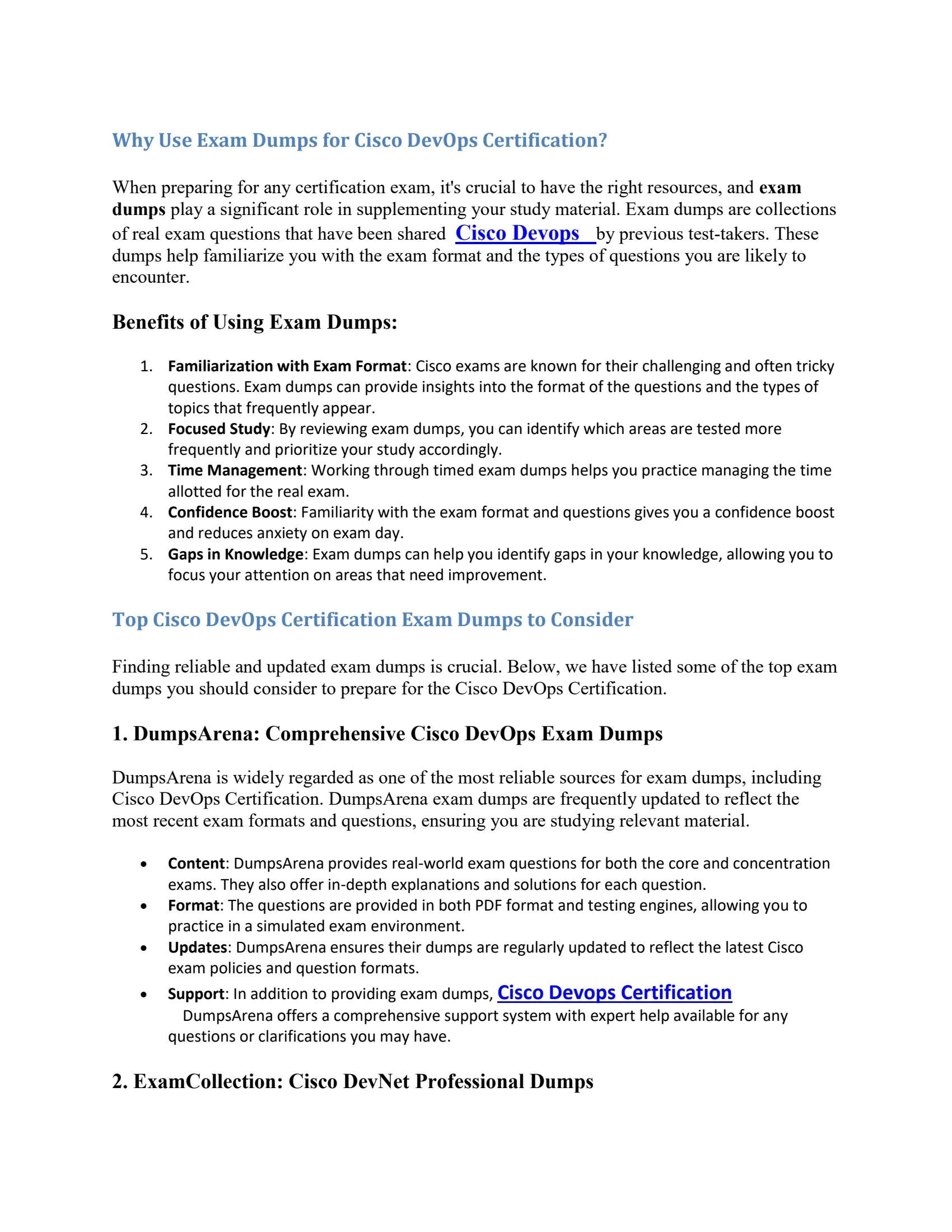 Effective Study Methods for Cisco DevOps Certification with Exam Dumps ...