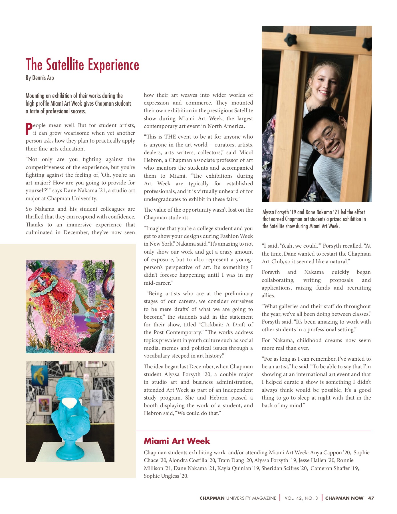 Chapman Magazine - adeguzman - Page 49 | Flip PDF Online | PubHTML5