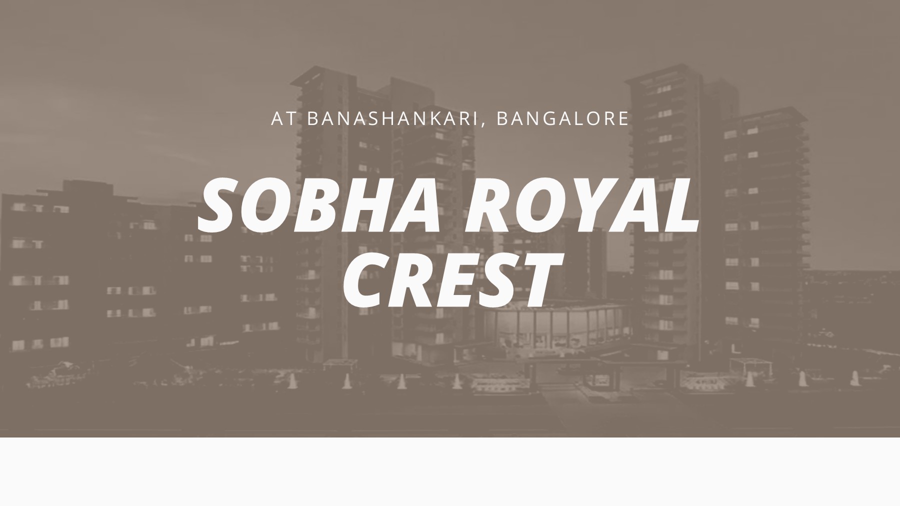 Sobha Royal Crest at Banashankari, Bangalore Brochure - Piya Jaishwaal - Page 1 - 10 | Flip PDF ...