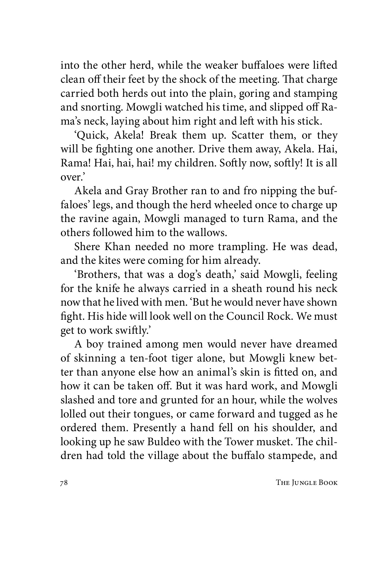 The Jungle Book - ห้องสมุดเฉลิมพระเกียรติ ๕๐ พรรษา อำเภอถลาง - Page 78 ...