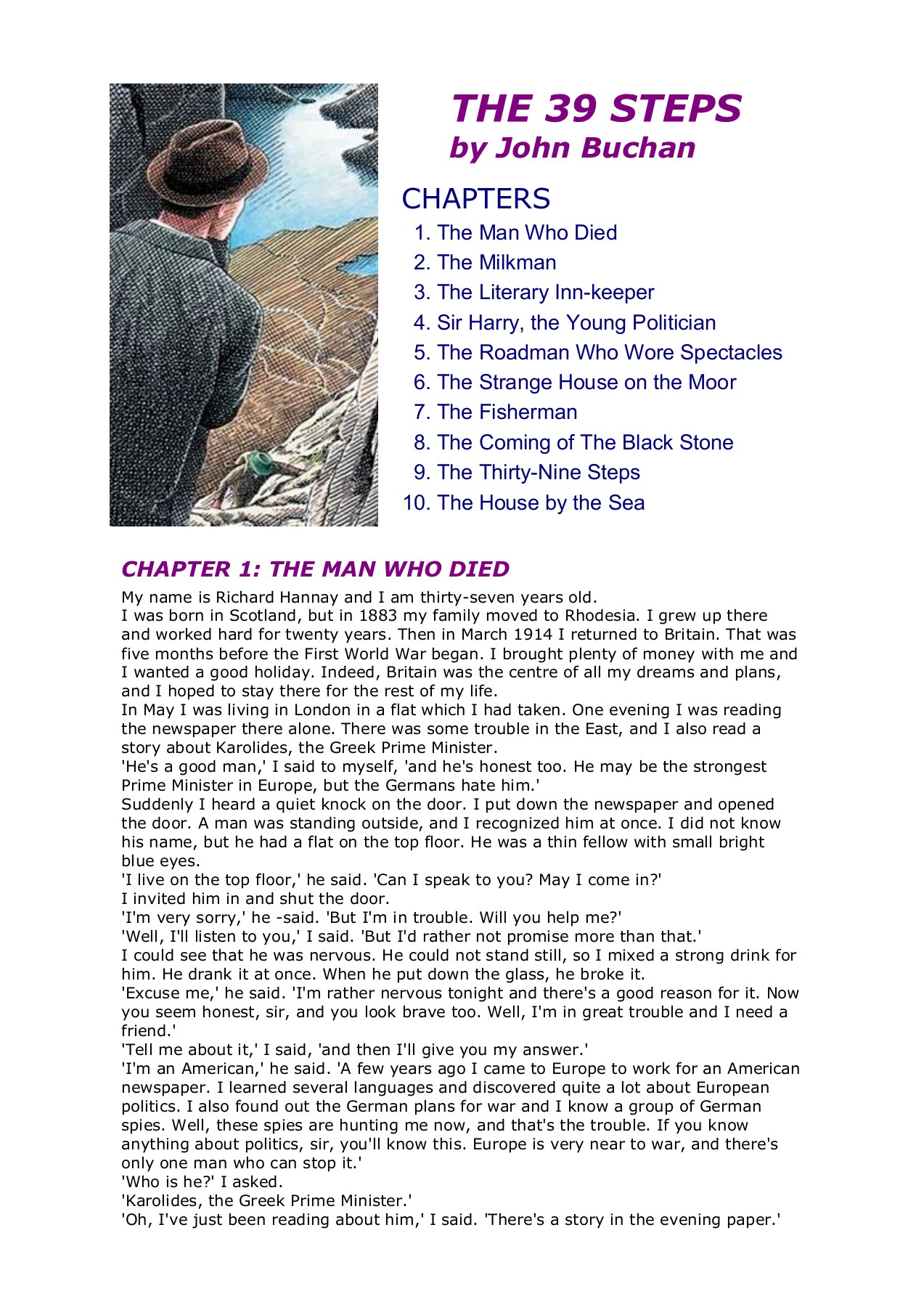 The 39 Steps - ห้องสมุดเฉลิมพระเกียรติ ๕๐ พรรษา อำเภอถลาง - Page 1 - 30 ...