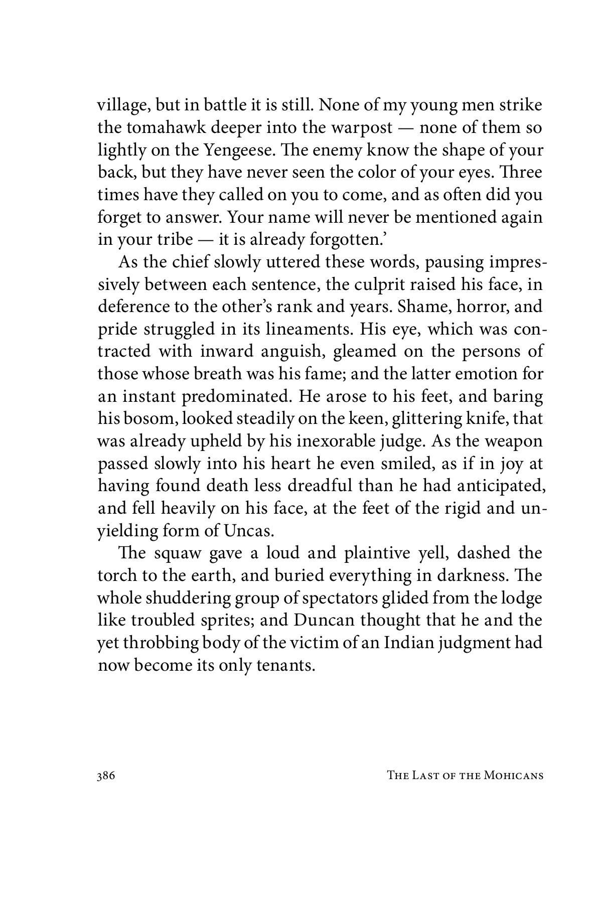 The Last of the Mohicans - ห้องสมุดเฉลิมพระเกียรติ ๕๐ พรรษา อำเภอถลาง ...