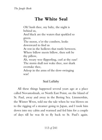 The Jungle Book - ห้องสมุดเฉลิมพระเกียรติ ๕๐ พรรษา อำเภอถลาง - Page 113 ...