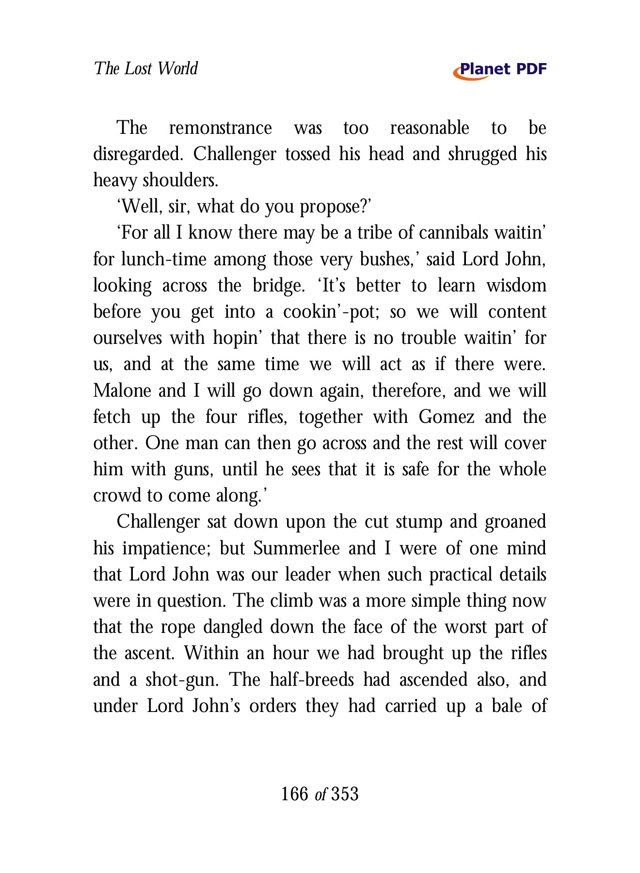 The Lost World - ห้องสมุดเฉลิมพระเกียรติ ๕๐ พรรษา อำเภอถลาง - Page 166 ...