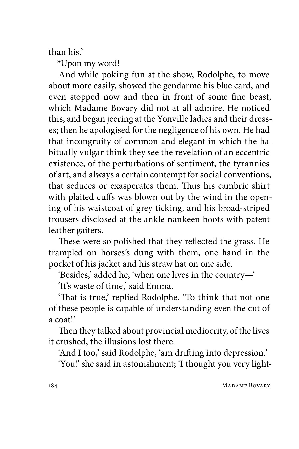 Madame Bovary - ห้องสมุดเฉลิมพระเกียรติ ๕๐ พรรษา อำเภอถลาง - Page 184 ...