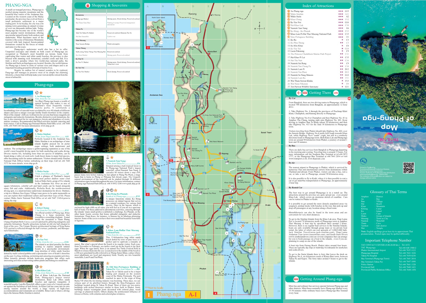 Map Of Phang Nga - ห้องสมุดเฉลิมพระเกียรติ ๕๐ พรรษา อำเภอถลาง - ページ 1 ...
