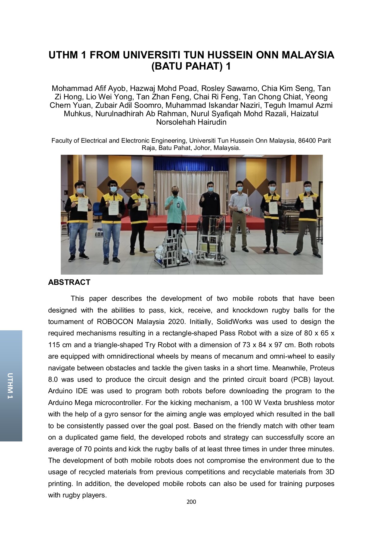 ROBOCON 2020 Robot Design Handbook - niknurwahidah - Pejy 206 | PDF an ...