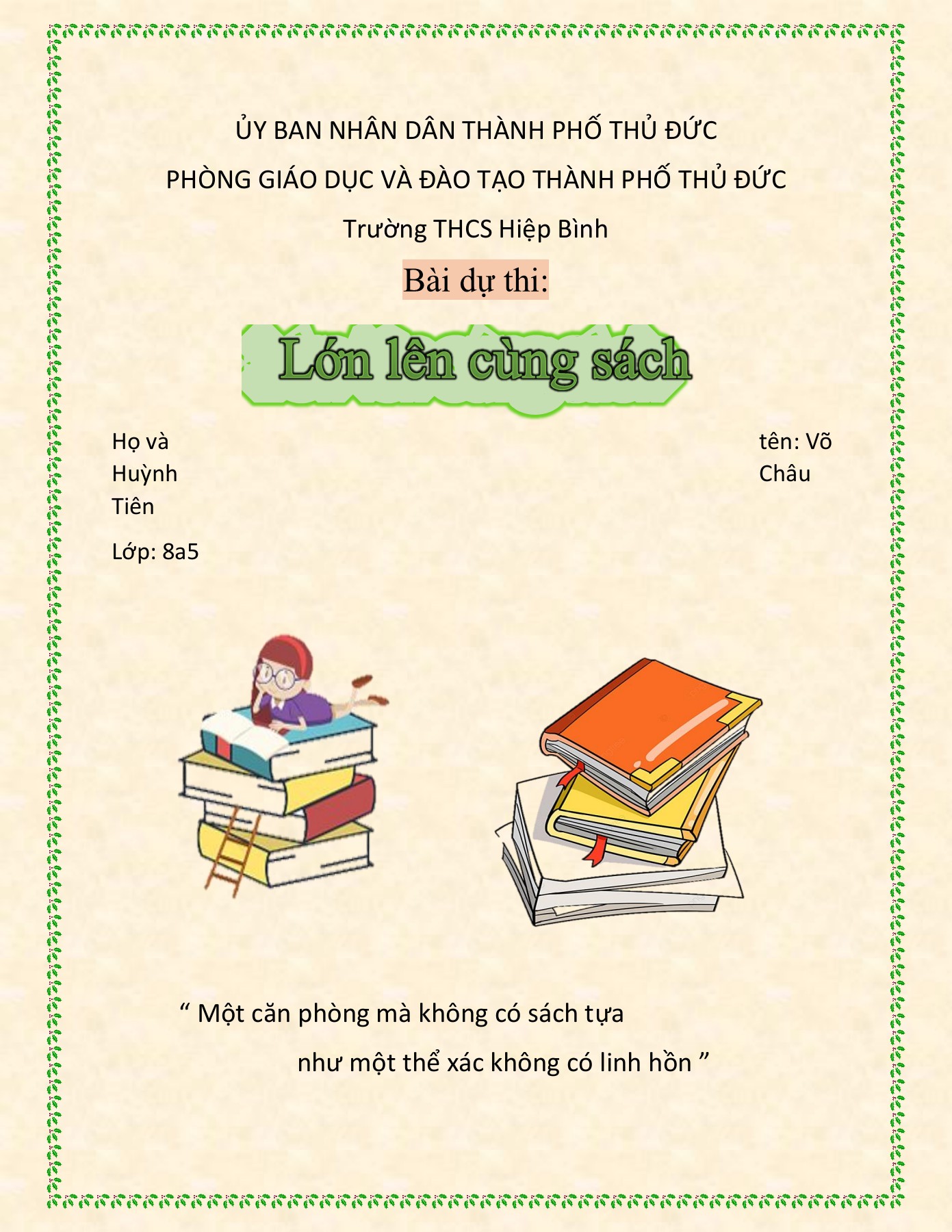 CHÂU TIÊN 1 -sửa - Huỳnh Thị Giao Linh - Trang 1 - 13 | PDF lật trang trực tuyến | PubHTML5