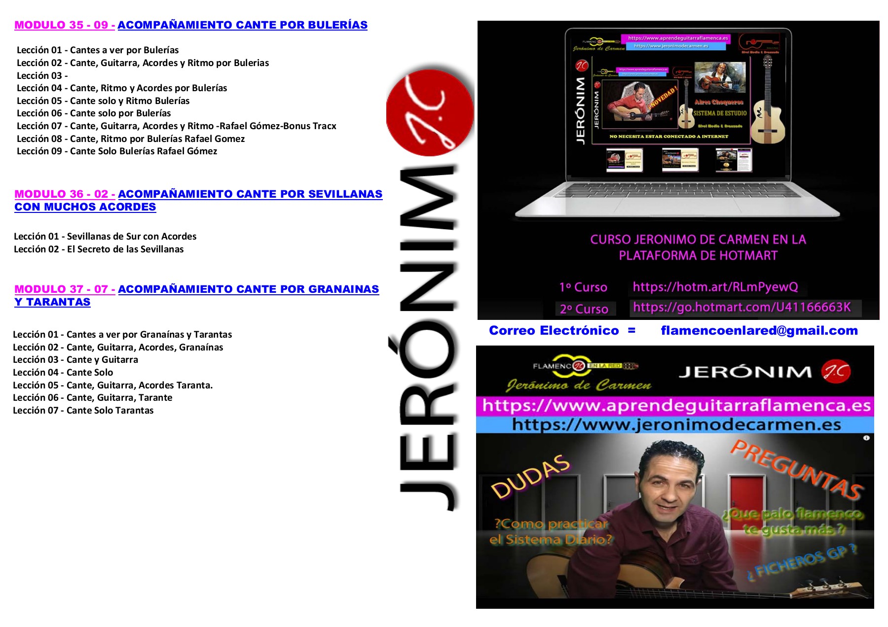 02 Curso 02 - Indice Solo Ejercicios y Tecnicas - Jeronimo de Carmen - Página 5 | Flip PDF en ...