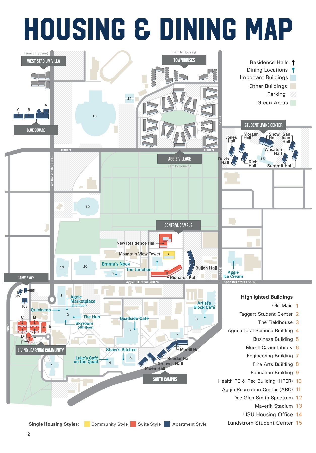 USU Housing Viewbook 2018-2019 - housing-marketing - Page 2 | Flip PDF ...