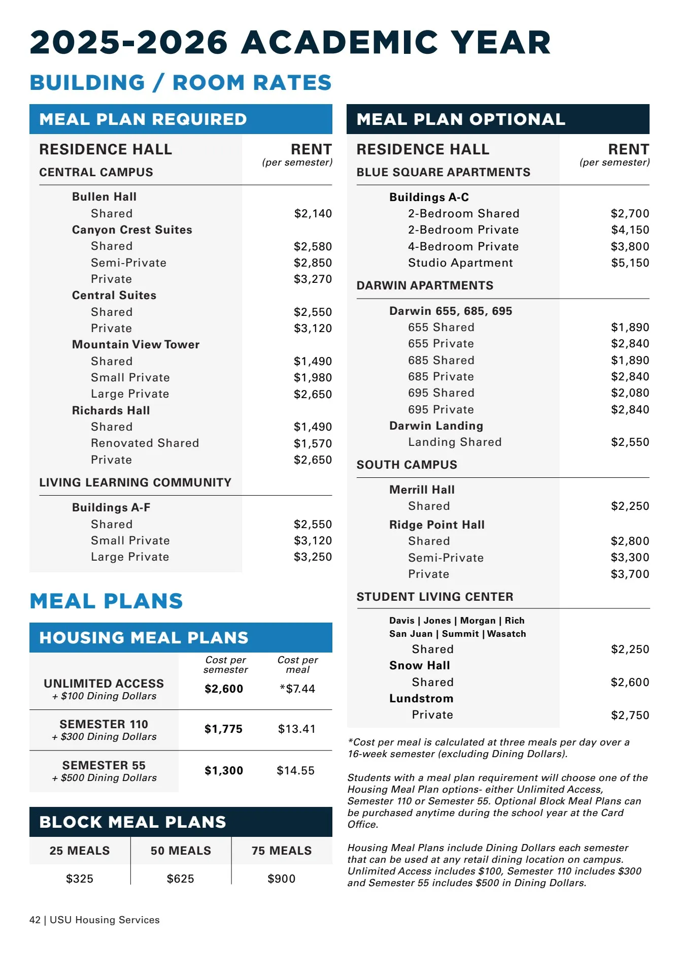 2025-2026 USU Single Housing Viewbook - housing-marketing - Page 42 ...