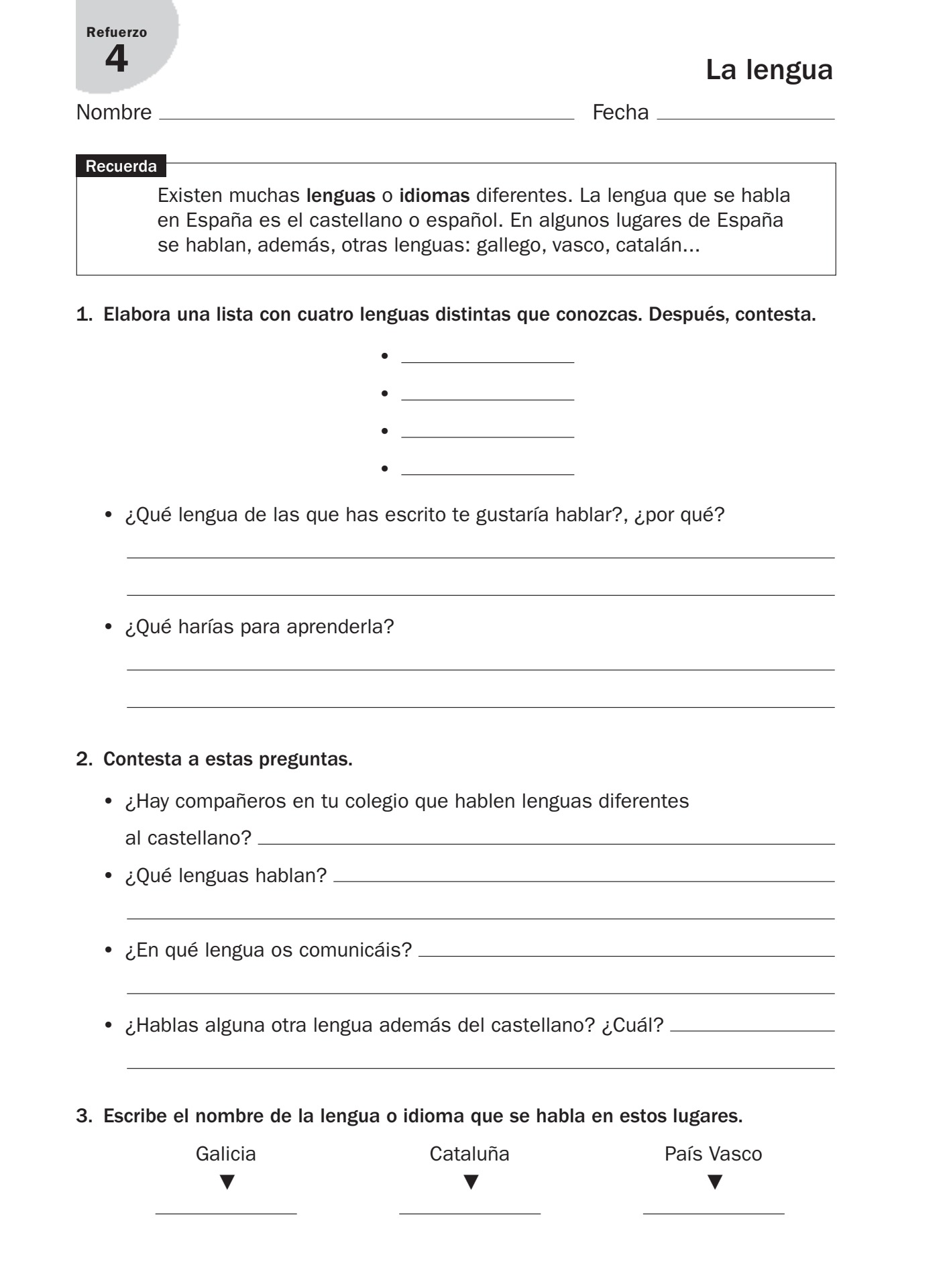 Cuadernillo de español para 3er grado - Vimariel Rolón - Página 5 ...