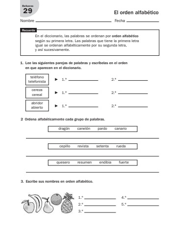 Cuadernillo de español para 3er grado - Vimariel Rolón - Página 30 ...