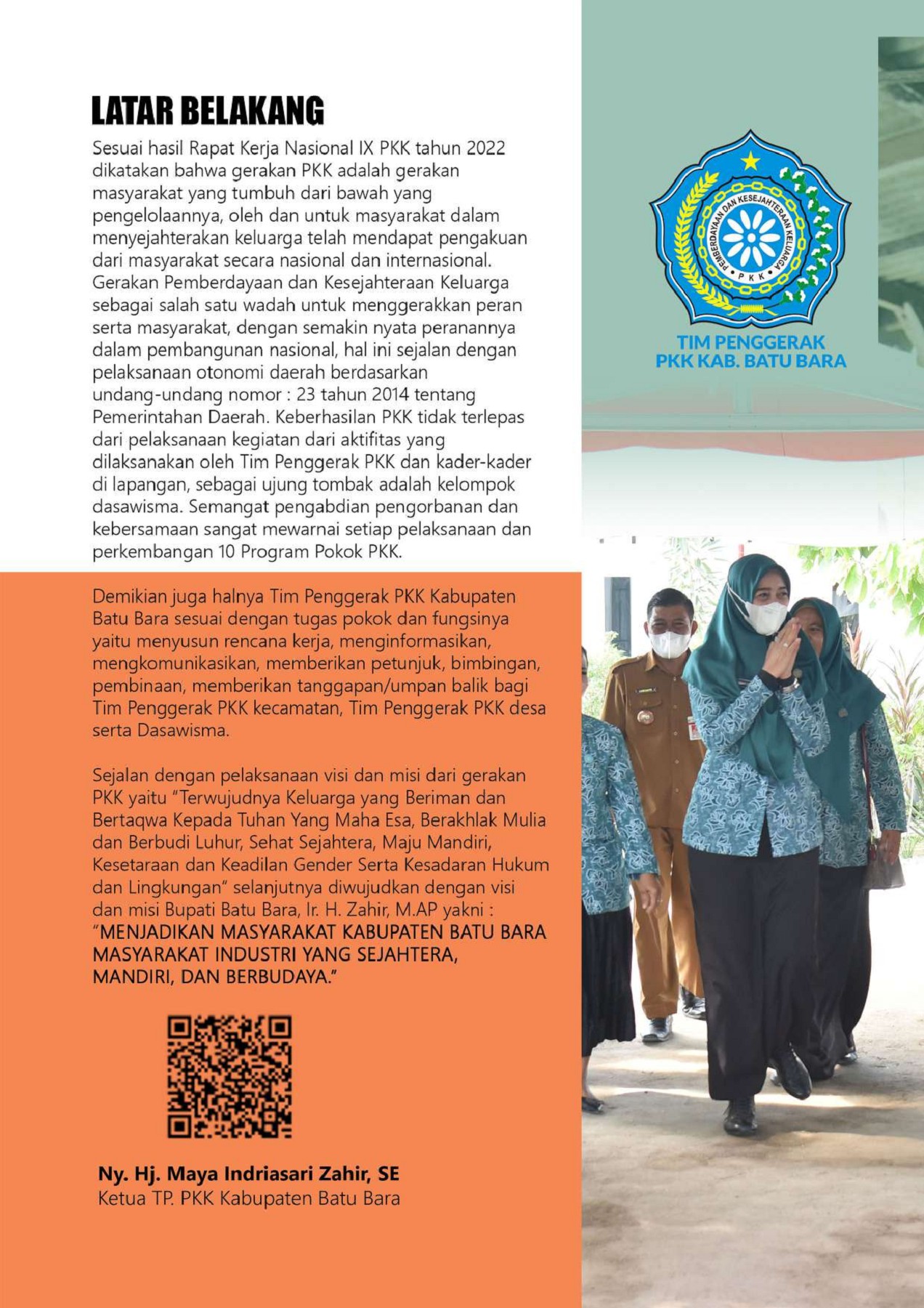 LAPORAN TAHUNAN TP. PKK KABUPATEN BATU BARA TAHUN 2022 - Rumah Kemasan Batu Bara - Halaman 5 ...