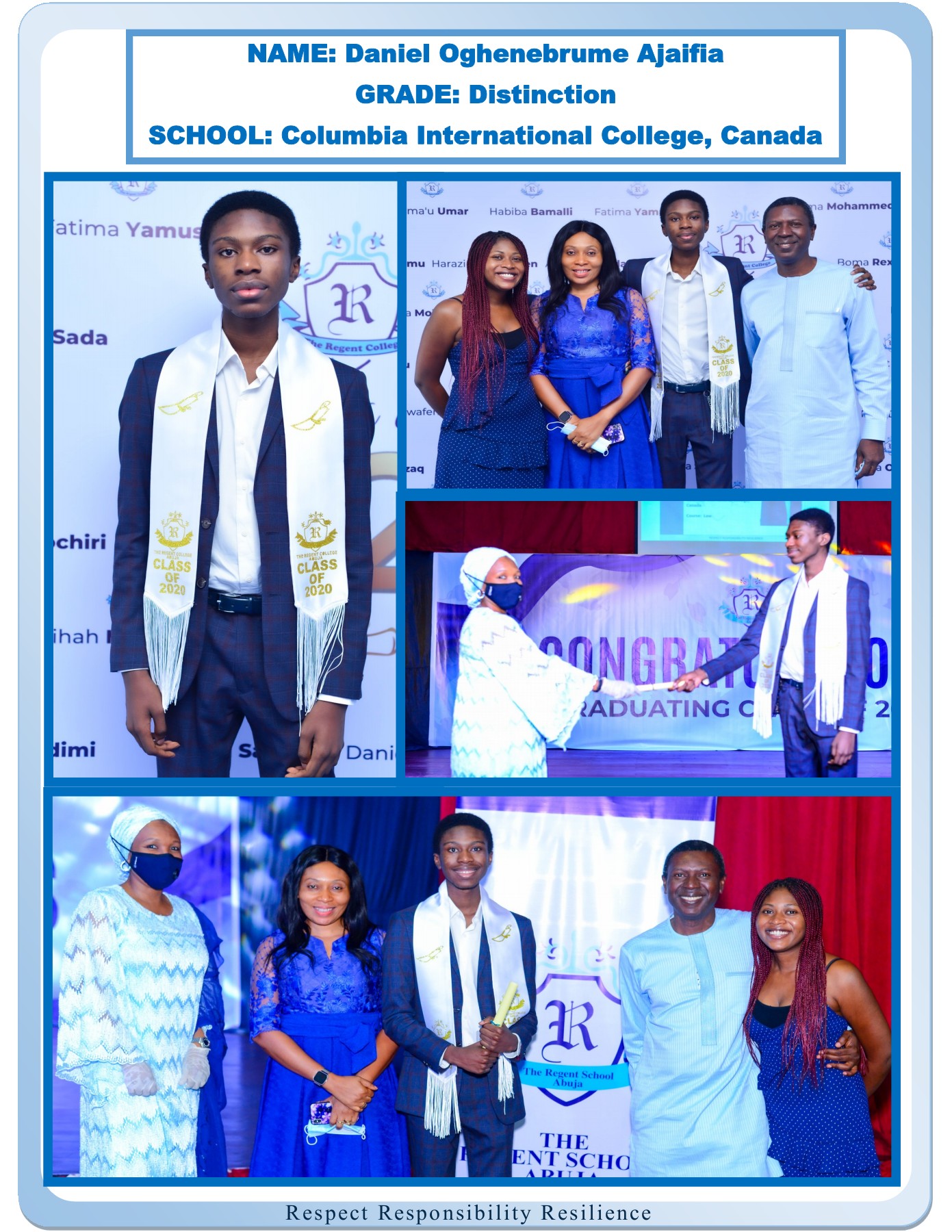 2020 SPECIAL GRADUATION EDITION - The Regent College - Page 13 | Flip ...