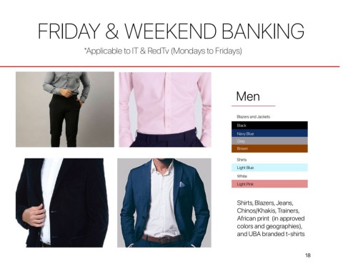 UBA Dress Code Doc - brandmgt - Page 18 | Flip PDF Online | PubHTML5