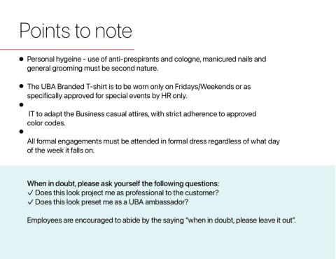 UBA Dress Code Doc - brandmgt - Page 38 | Flip PDF Online | PubHTML5
