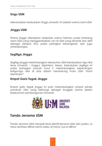 BUKU PANDUAN STAFF USM - Amelin Ameletto's - Muka Surat 8 | Membalik ...
