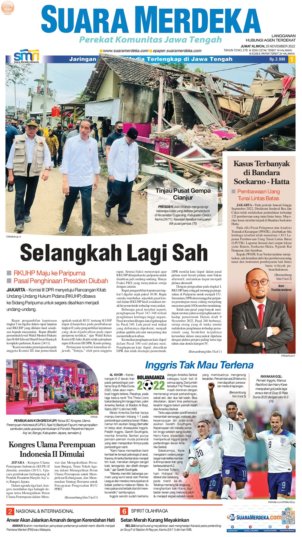Suara Merdeka 25 November 2022 - seputarfib - Halaman 1 - 24 | PDF ...