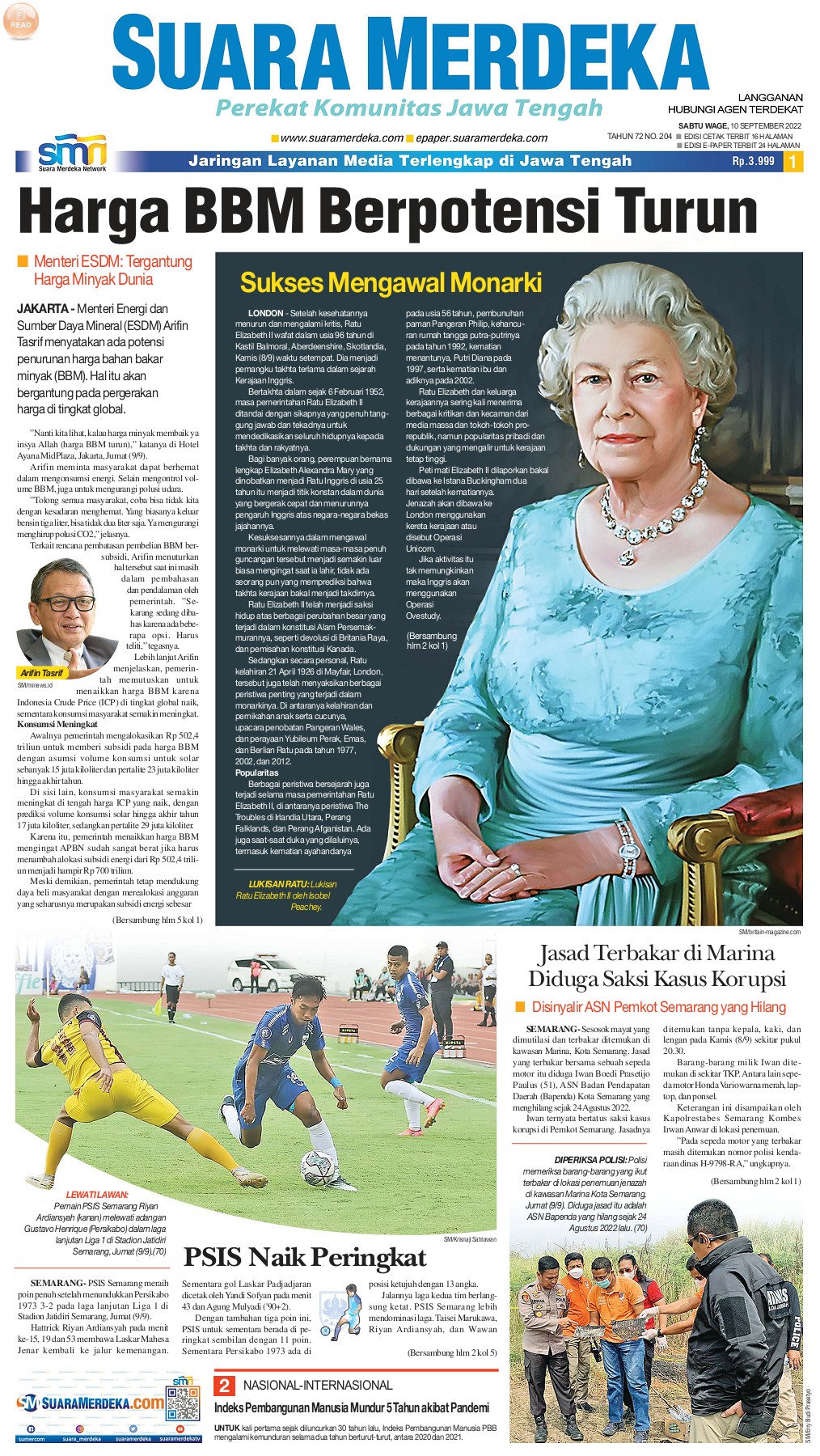 Suara Merdeka 10 September 2022 - seputarfib - Halaman 1 - 24 | PDF ...