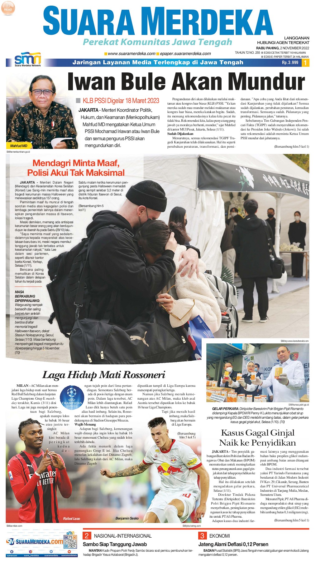 Suara Merdeka 2 November 2022 - seputarfib - Halaman 1 - 24 | PDF ...