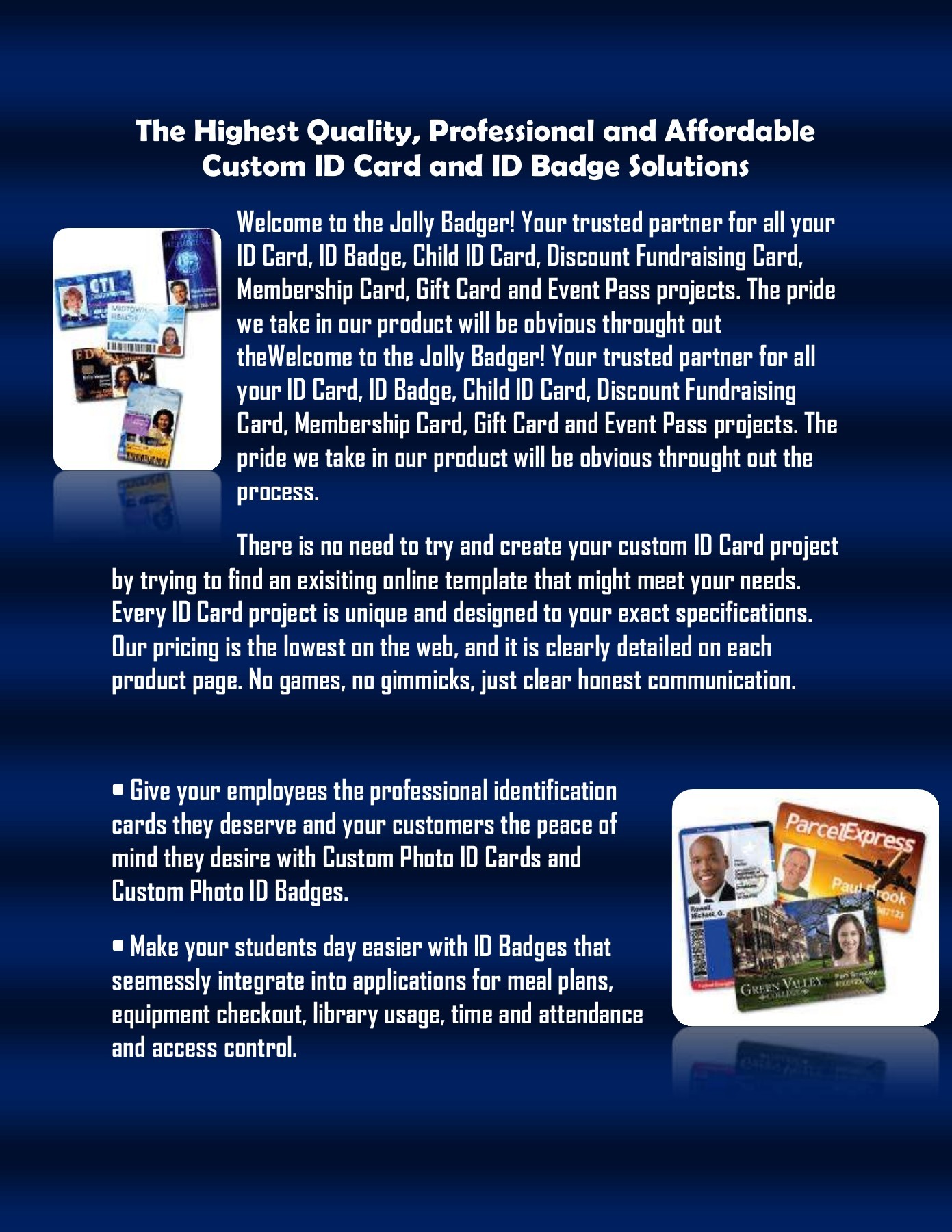 Custom Photo ID Cards - thejollybadger - Page 2 | Flip PDF Online ...