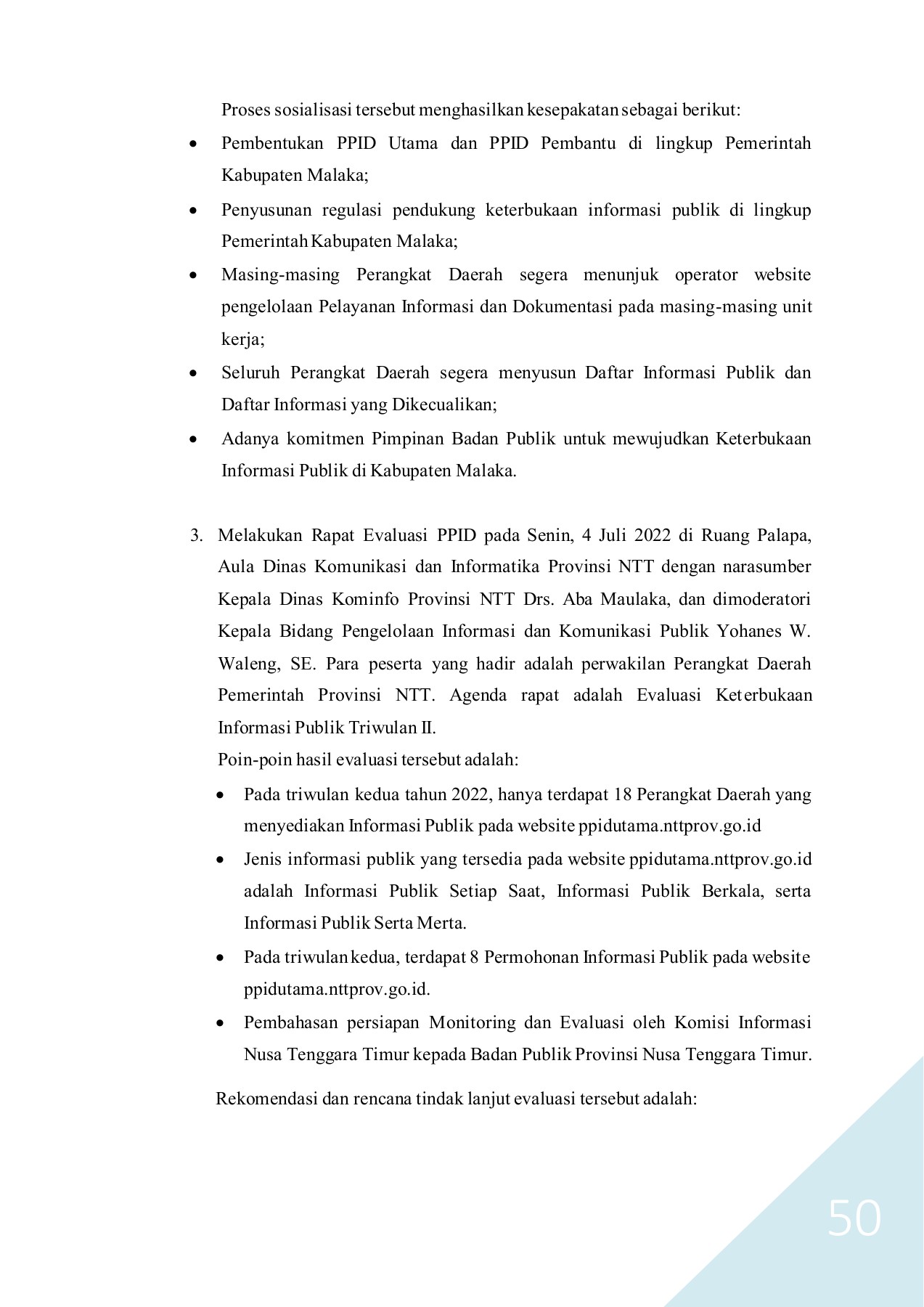 Draft Laporan PPID tahun 2022 baru-revisi - dhedhos7 - Kaca 53 | PDF Online | PubHTML5