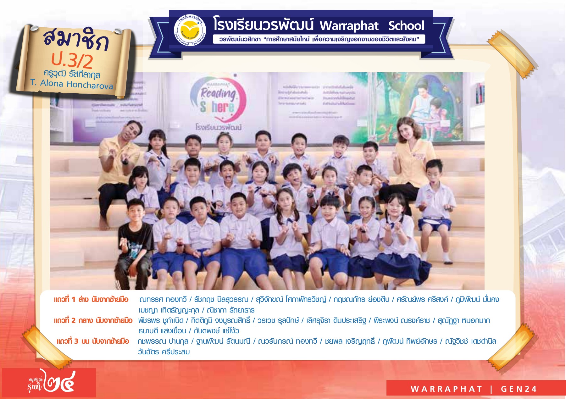 อนุสรณ์รุ่นที่ 24 - Warraphat School - Page 48 | Flip PDF Online | PubHTML5