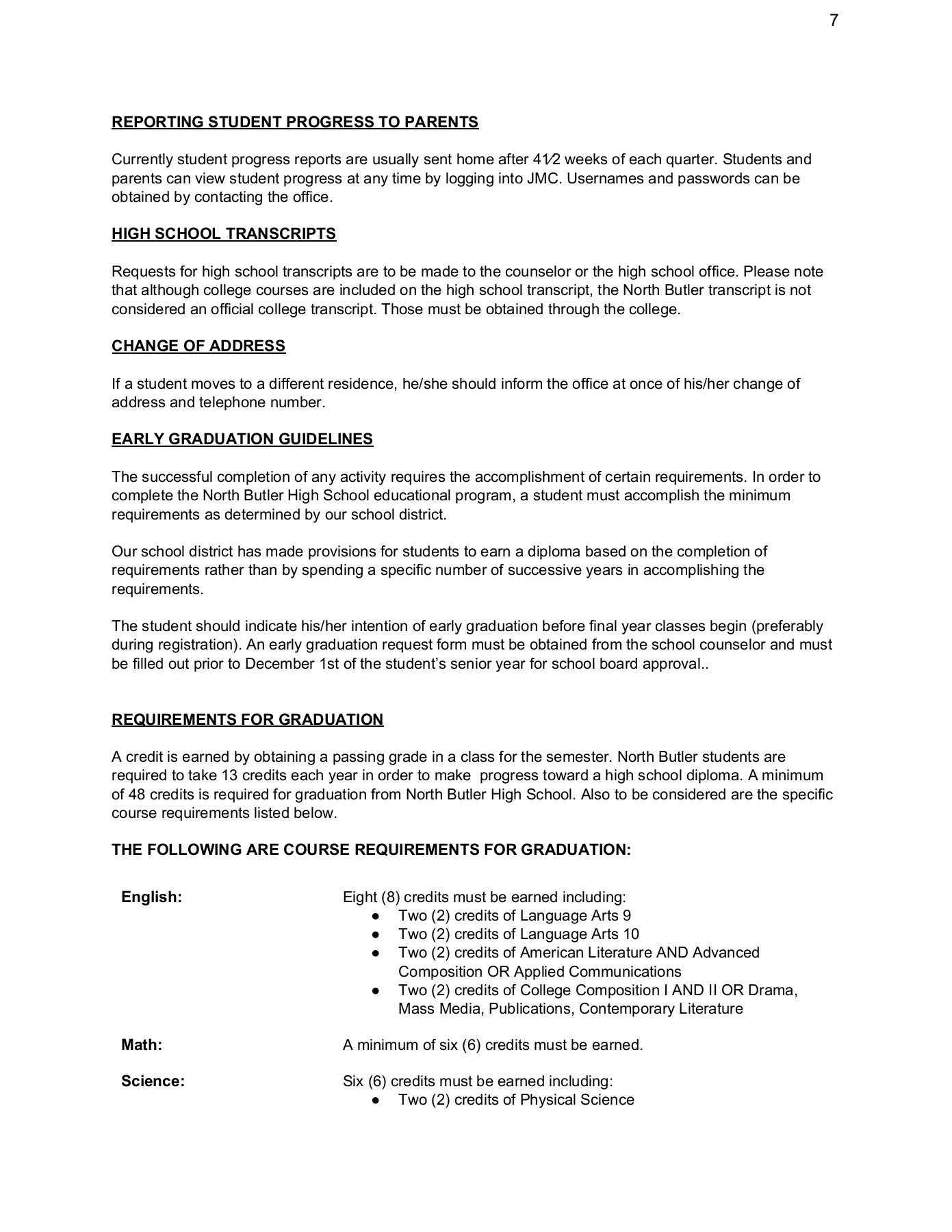 North Butler Registration Planning Guide - patrick.mcalpine - Page 7 ...