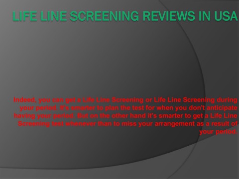 Life Line Screening Reviews In USA
