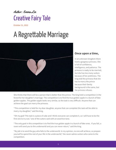 Emma Lin-Creative Fairy Tale