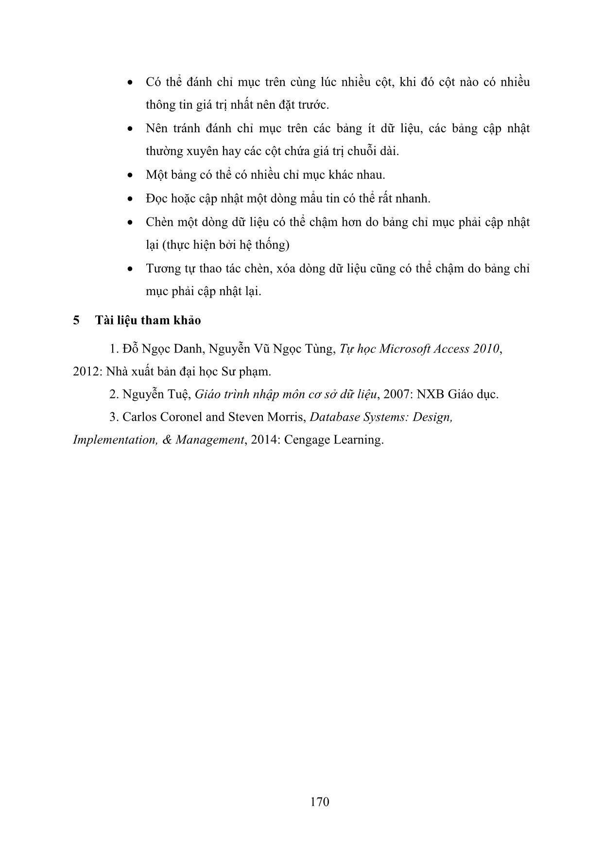 giao trinh CSDL - tranhongquang11 - Trang 180 | PDF lật trang trực tuyến | PubHTML5