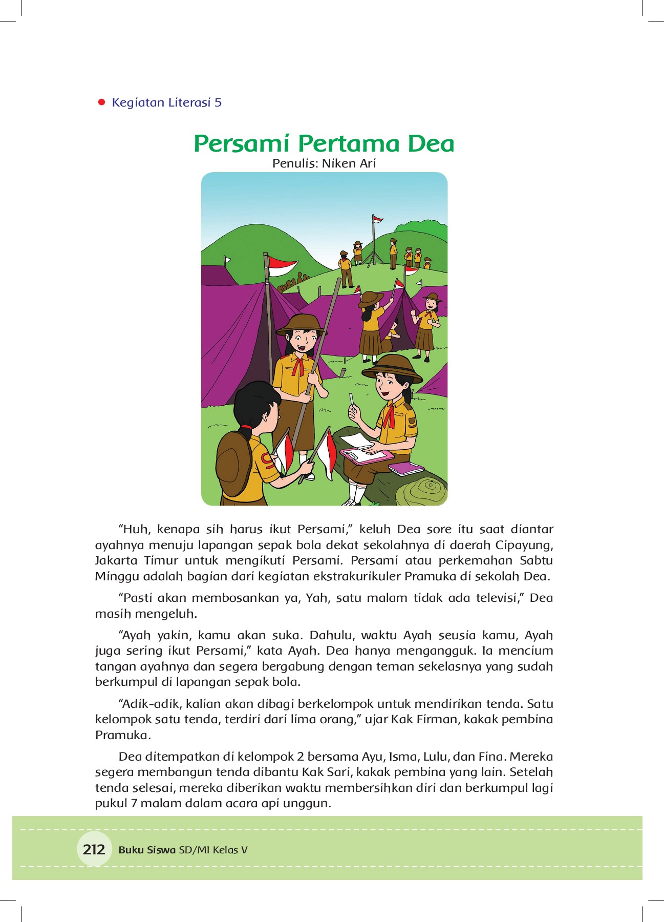 Kelas V Tema 6 BS - Ramdan Gumilar - Halaman 218 | PDF Online | PubHTML5