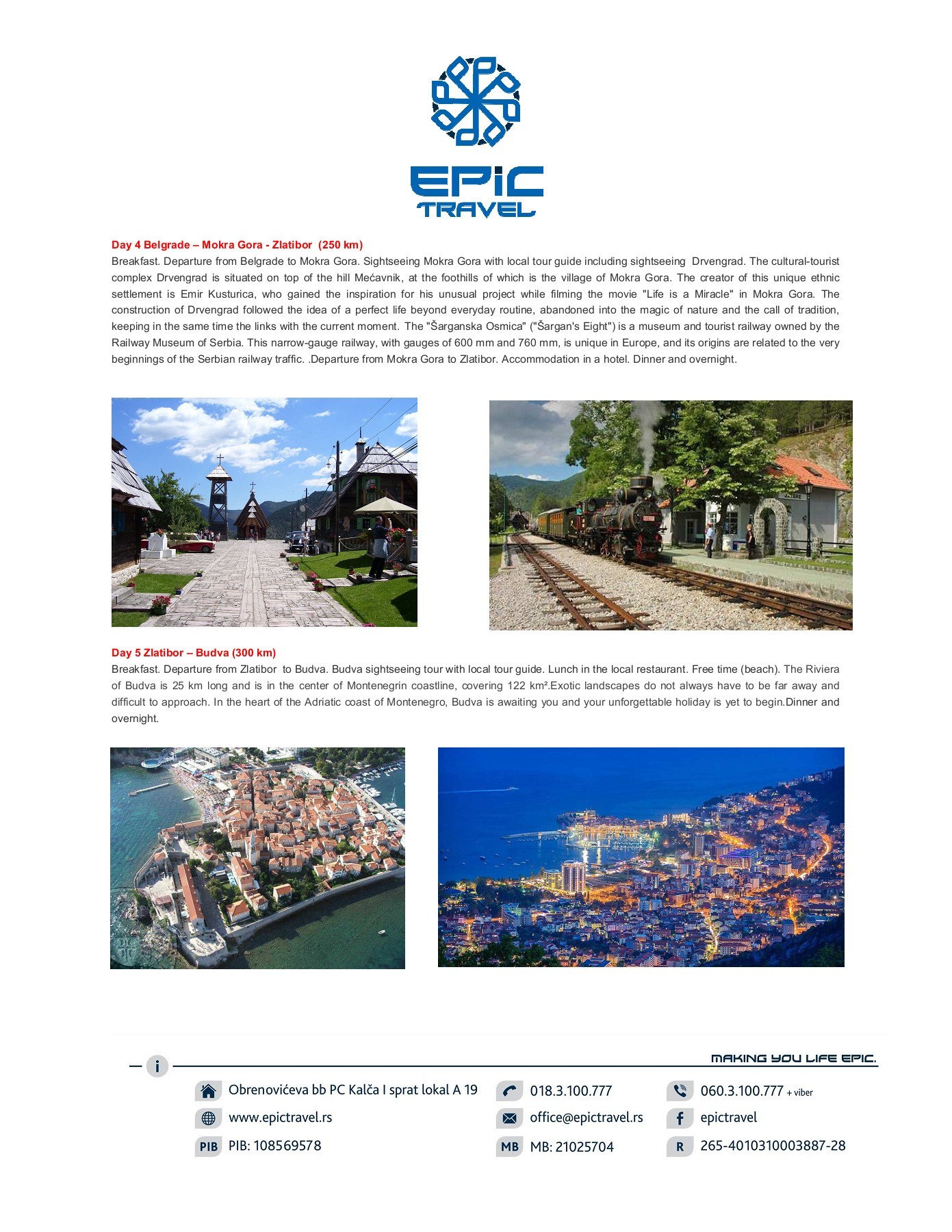 10 Days - Balkan Tour - Epic Travel - Page 2 | Flip PDF Online | PubHTML5