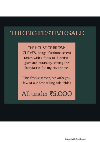 SIDE TABLES AT DISCOUNTED RATES